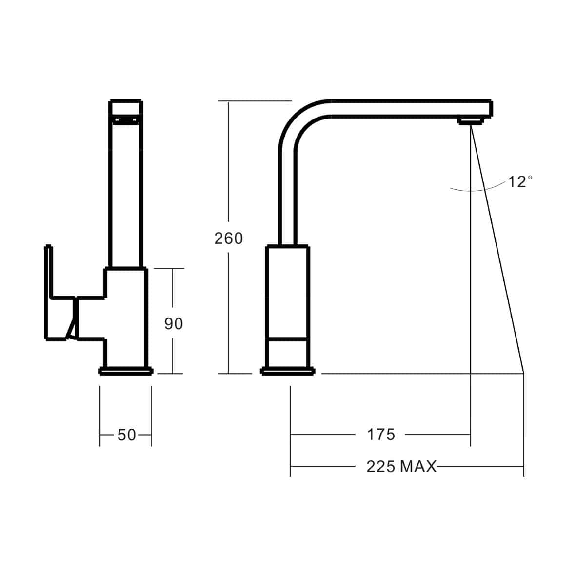 ALDER QAAD Sink Mixer Tap | kodilo