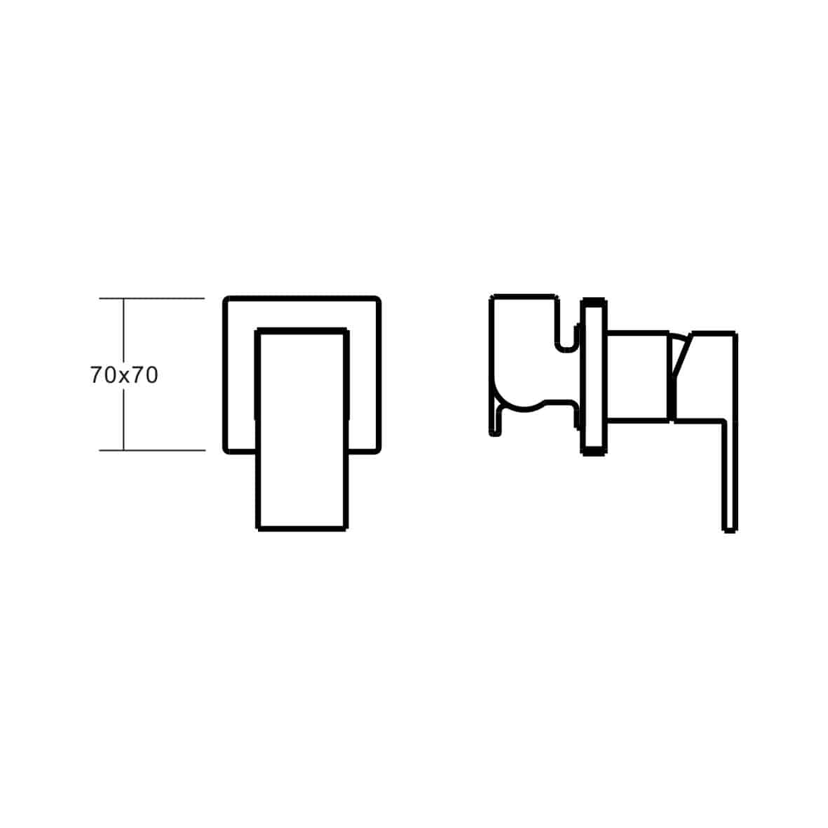 QAAD Wall Mixer Tap | kodilo